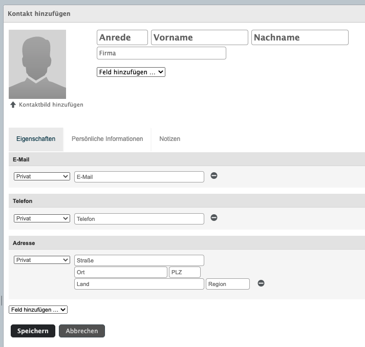 dogado Webmail: E-Mail und Kontakte