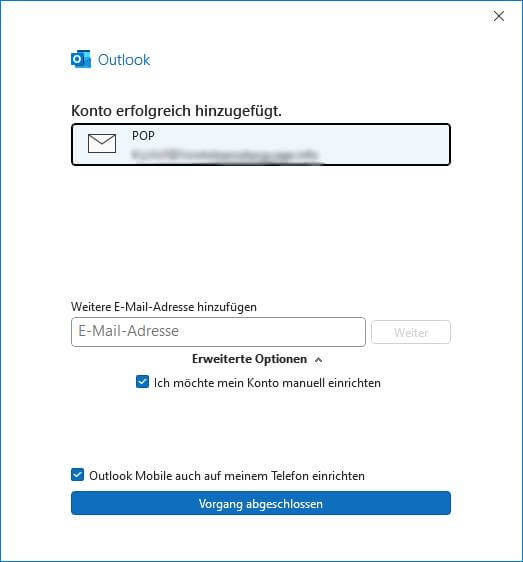 Microsoft Outlook - Step by Step Einrichtung